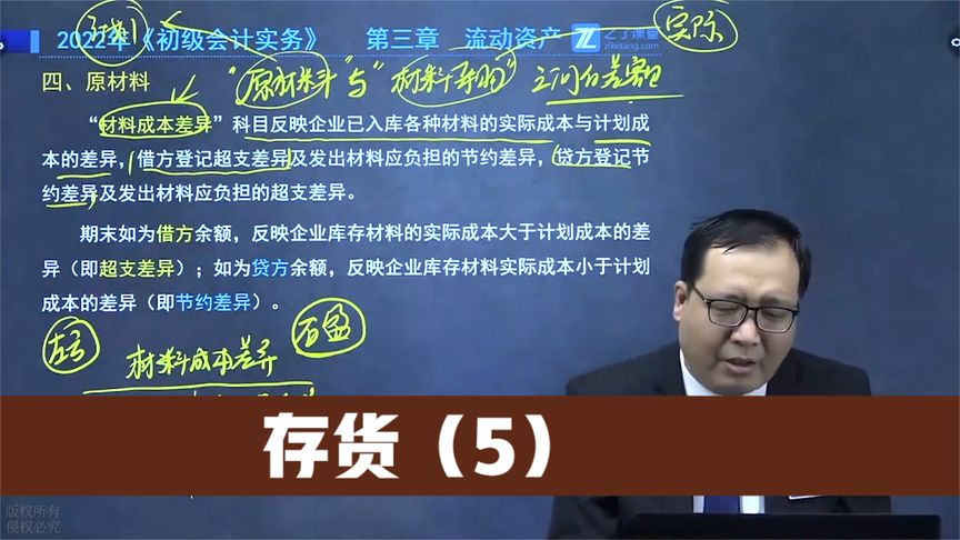 2022初级会计实务精讲:第三章第四节 存货(5)