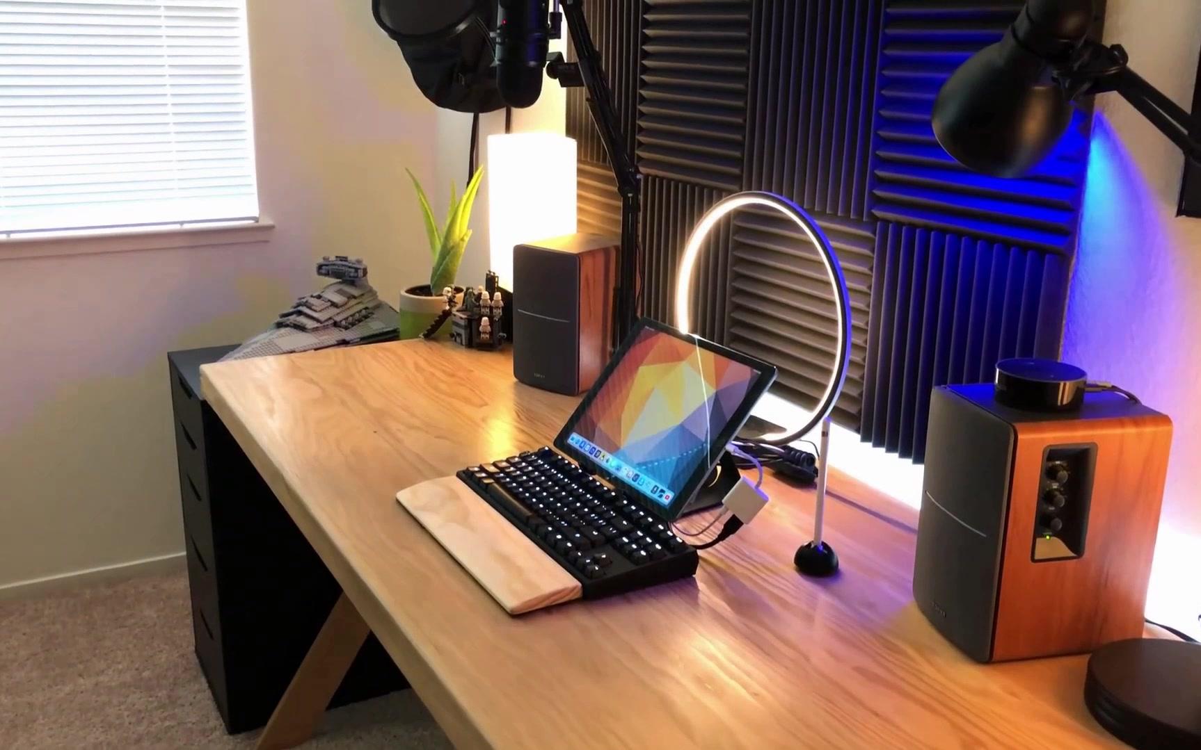 iPad Pro桌面布置,平板也能有不错的效果