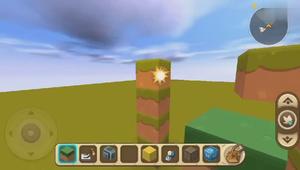 迷你世界之美女教你旋转门的教程