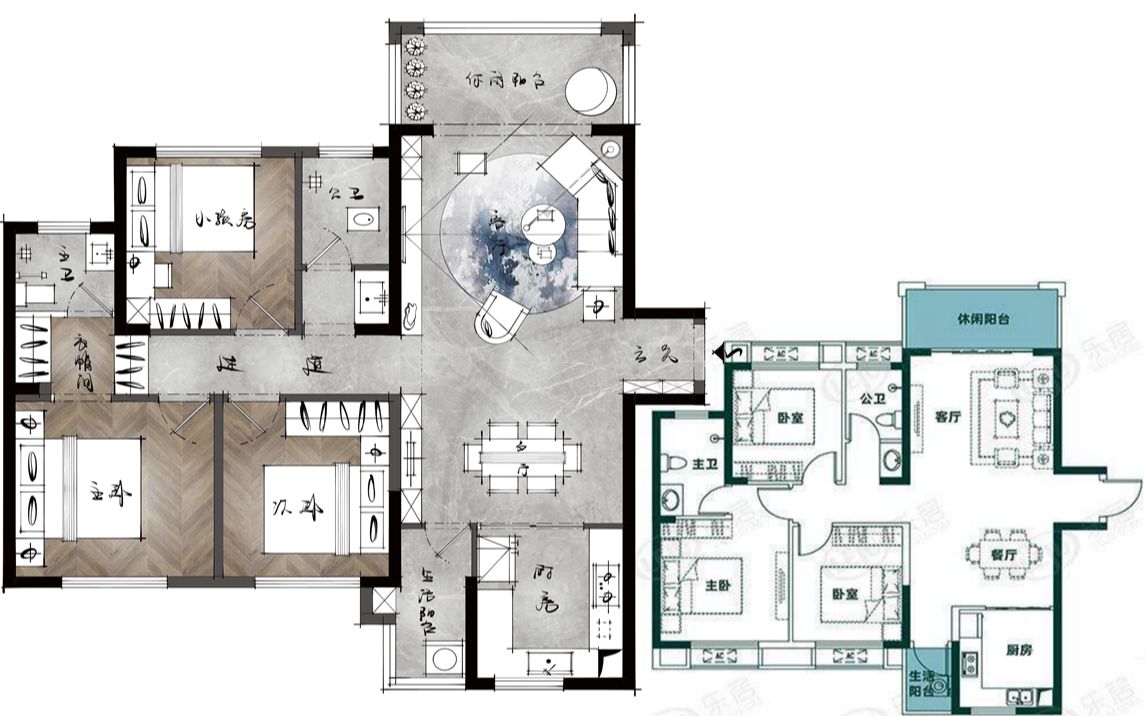 【室内设计方案优化】三房户型优化案例分享