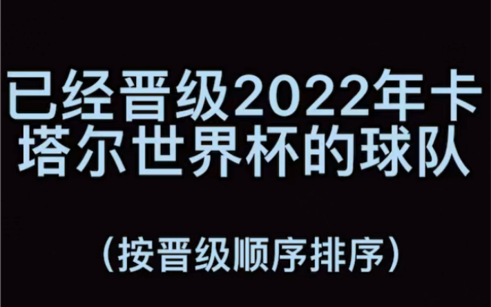已经晋级2022世界杯的球队,快来看看有没有你喜欢的队伍! #足球 #...