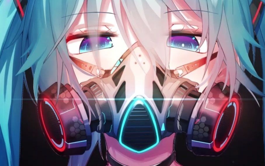 miku 面具 动态壁纸~