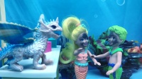 海底世界美人鱼故事 第136集 美人鱼也需要上课学习,今天上的是魔法...