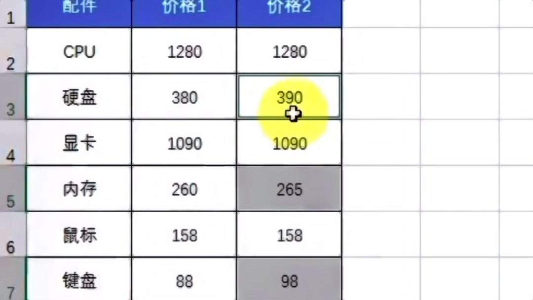 Excel一键核对数据～