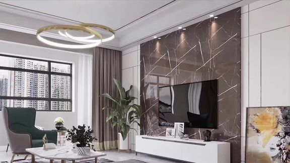 最近选择最多的一种风格了#现代轻奢风格】更多装修案例分享