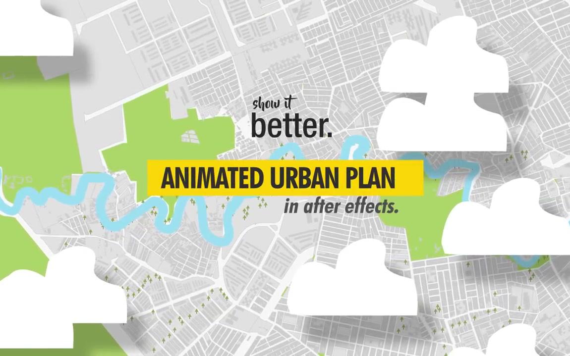 [油管搬运] 给总图加点萌萌的动画效果(AI+AE)