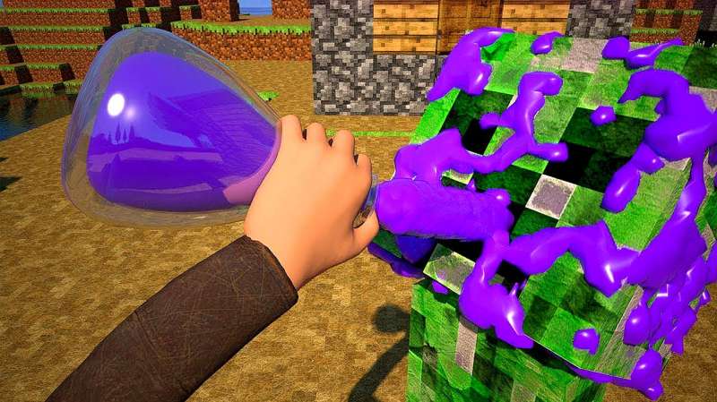 我的世界:如何使用魔法药水制造一座房子,精彩3D视频