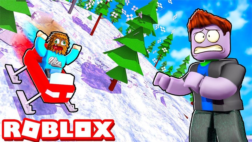 ROBLOX滑板模拟器:我把垃圾桶当作滑雪板?咯咯多解说