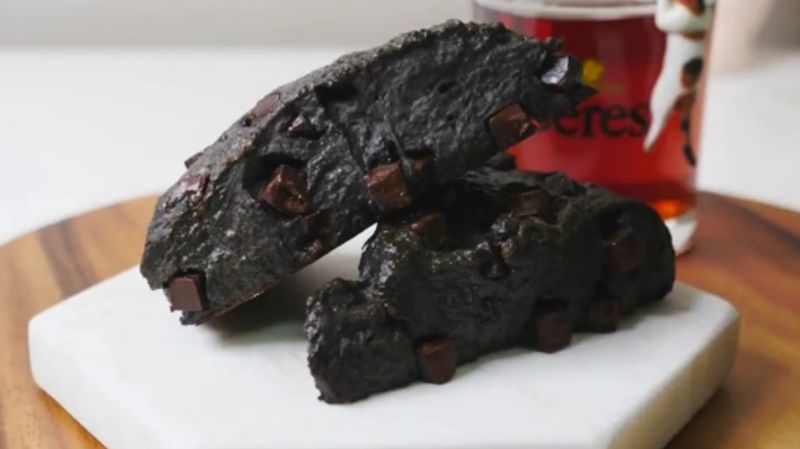 甜品小吃,制作巧克力屑烤饼,简单易学!