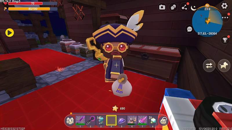 迷你世界:生存到极致就像开挂,半仙遇到奇葩商人不做生意只打人