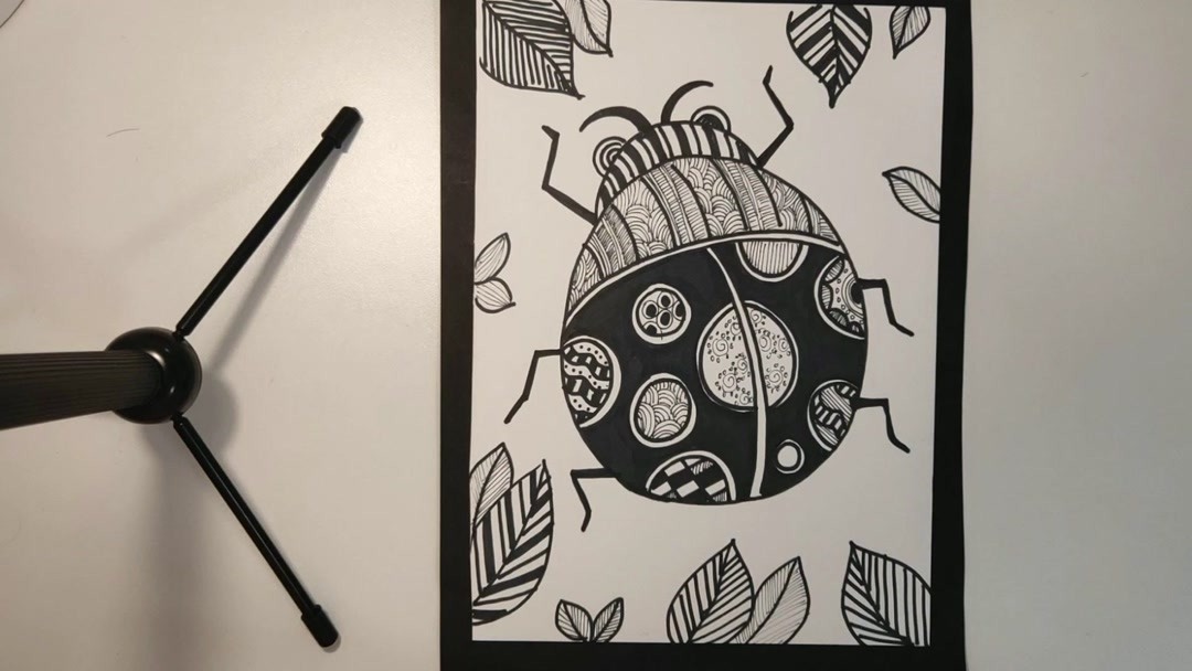 art3《瓢虫》 #创意儿童画,少儿美术#