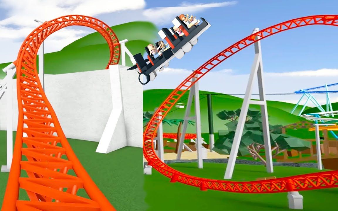 Roblox迷失故事模拟器:我们乘坐过山车直接飞了出去!小飞象解说