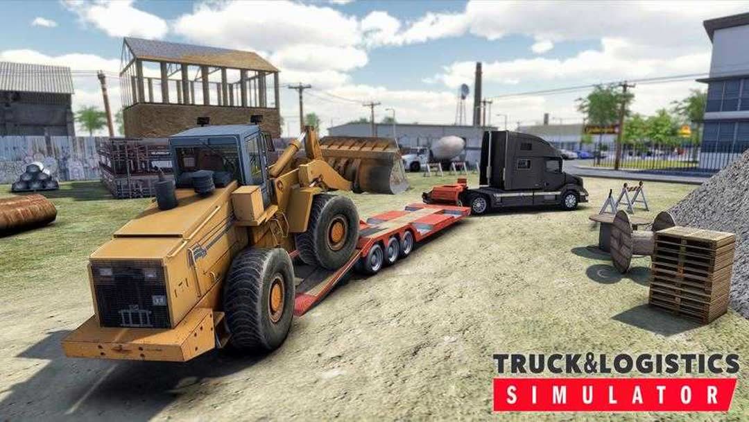 卡车物流模拟:甩下货物大作战 驾驶沃尔沃VNL运送装载机 | 4K60