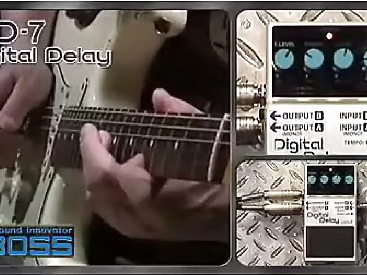北京琴行BOSS DD-7 电吉他 延时 单块 效果器