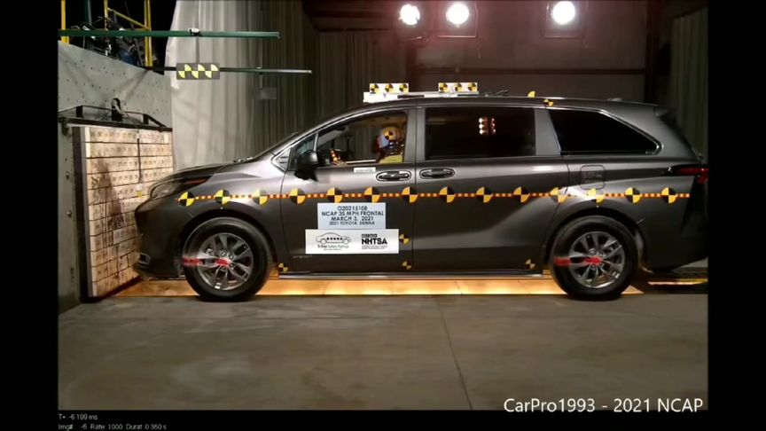 听说丰田塞纳要国产了#丰田 #塞纳 #MPV #碰撞测试 #dou是好车