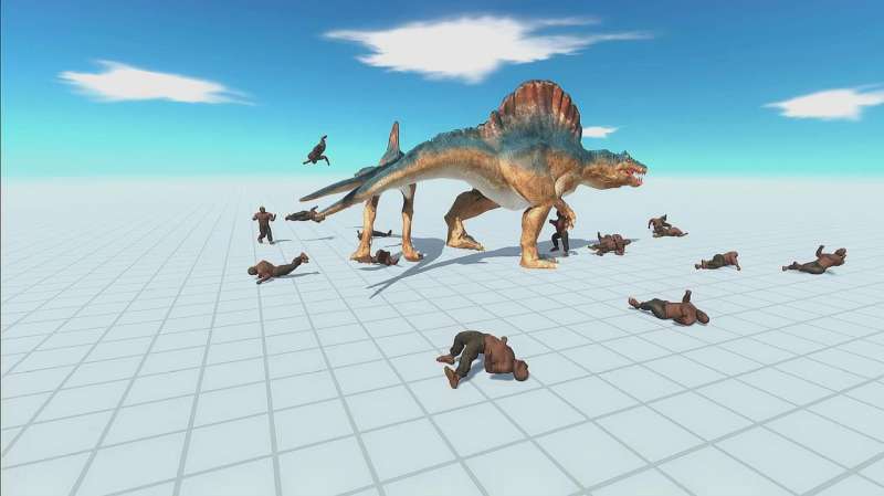 「动物全面模拟器」2个小棘龙和所有小动物搞一下