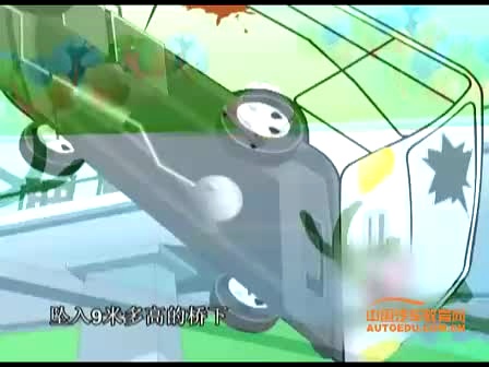 学车视频 制动不当 事故案例感知