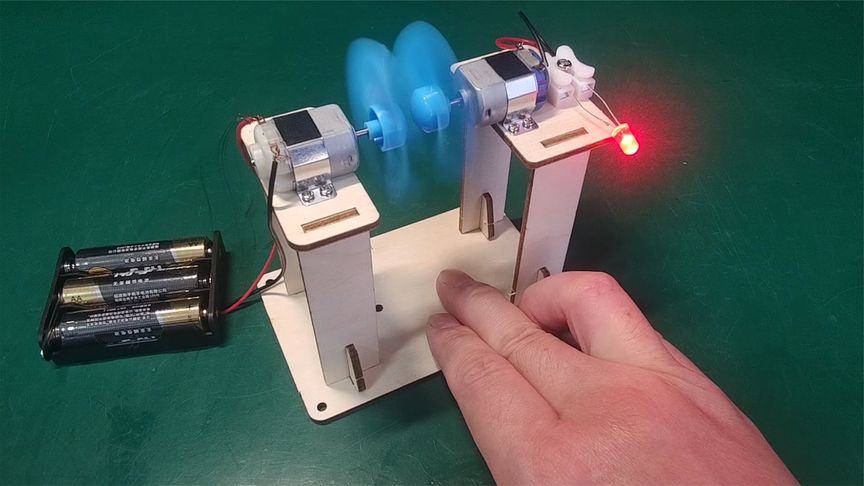 有趣且有用!风力发电小模型,非常适合小学生的小实验