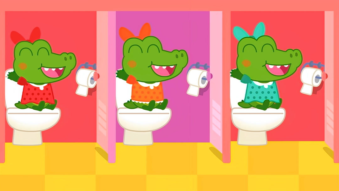 宝宝巴士儿童安全 第10集 上厕所安全