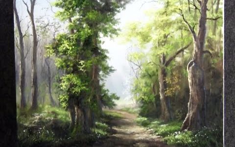 森林丨凯文教你画油画