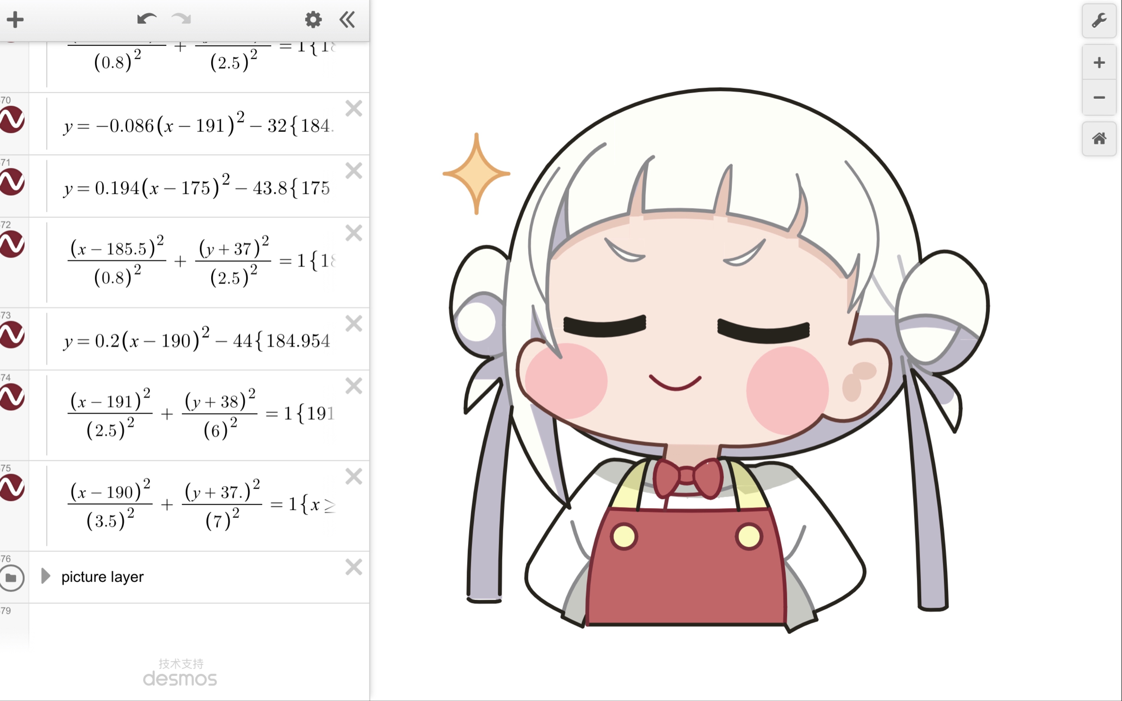 【Liella低技术力函数画】数学期末小组作业被迫营业.JPG(合作完成)