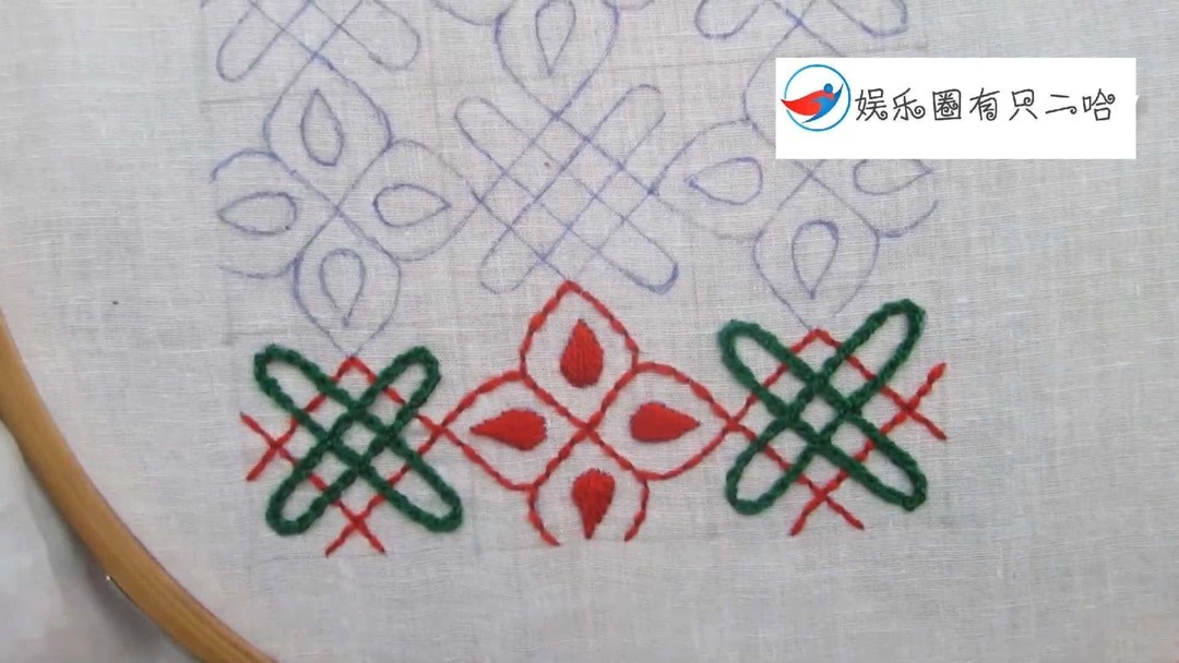 手工刺绣,简单的图案,轻松入门!