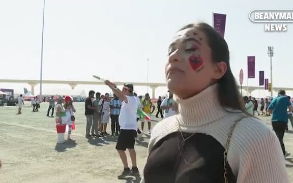 卡塔尔世界杯的伊朗女球迷