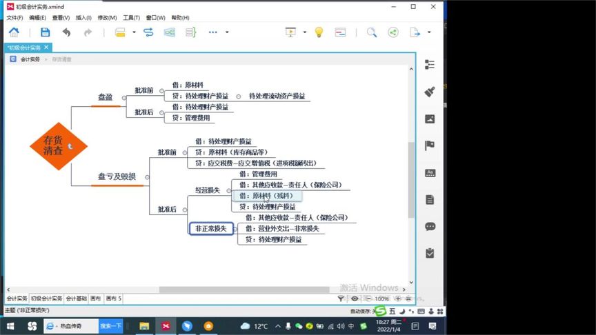 2022初级会计实务(存货清查和减值)关键考点