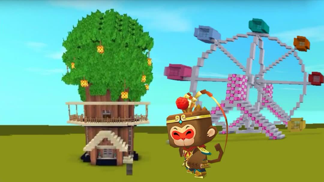 迷你世界 我们一起建别墅吧