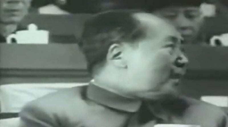 毛泽东出席全国第九次代表大会,典藏视频!