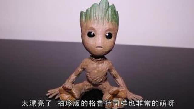 3D打印超Q格鲁特模型,这萌萌的大眼睛和小黄人有的一拼!