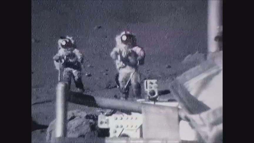 阿波罗登月珍贵的视频