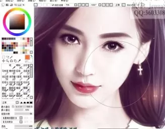 萧萧ps/sai照片转手绘视频鼻子嘴,头发画法转手绘教程【超详细】