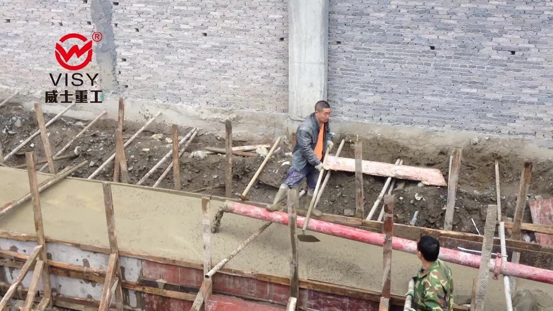 混凝土车载泵 贵州铜仁马路混凝土浇筑-威士重工