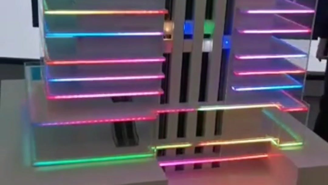 商业电梯应用沙盘模型