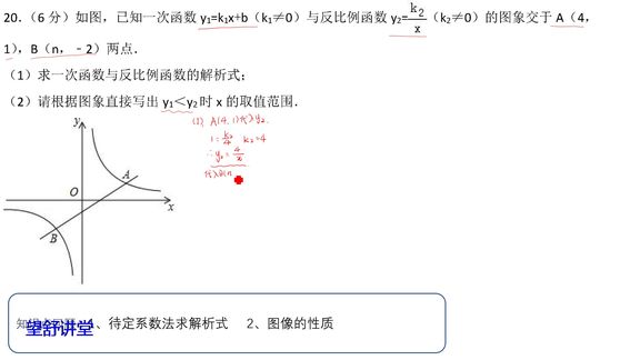 初三数学,待定系数法解题,经典考题