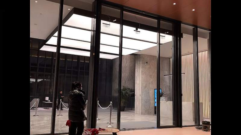 自动门遥控玻璃自动门安装维修博恩门控