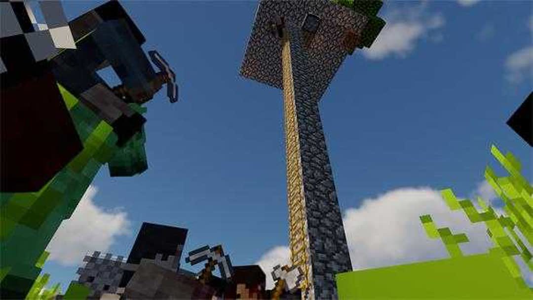 我的世界惊变100天极限生存01:建造天空堡垒抵御僵尸突袭!