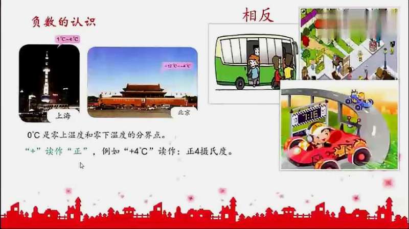 人教数学六年级下册第一单元《负数》知识点复习串讲