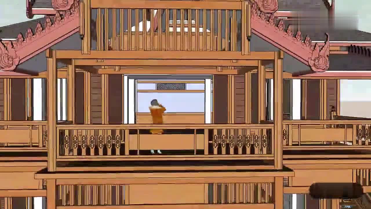 传统民俗建筑,木结构,富有特色