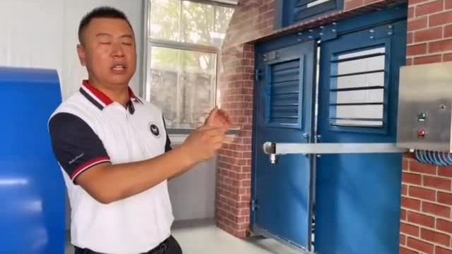 无压自动风门的又一种开启方式#国家能源集团 #煤矿设备