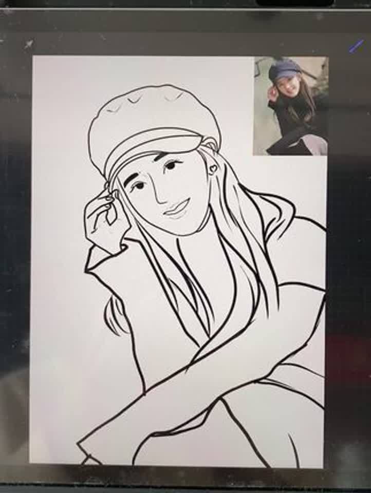 免费人物照片手绘简笔画,快来试试吧照片转手绘