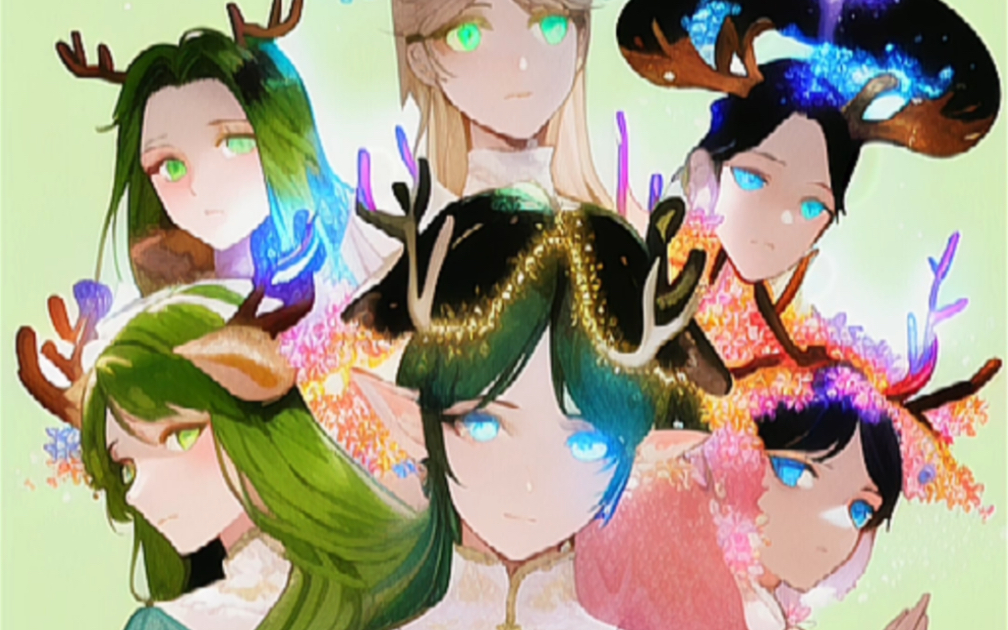 饮料后宫们的ai绘画,各位小主可还满意～