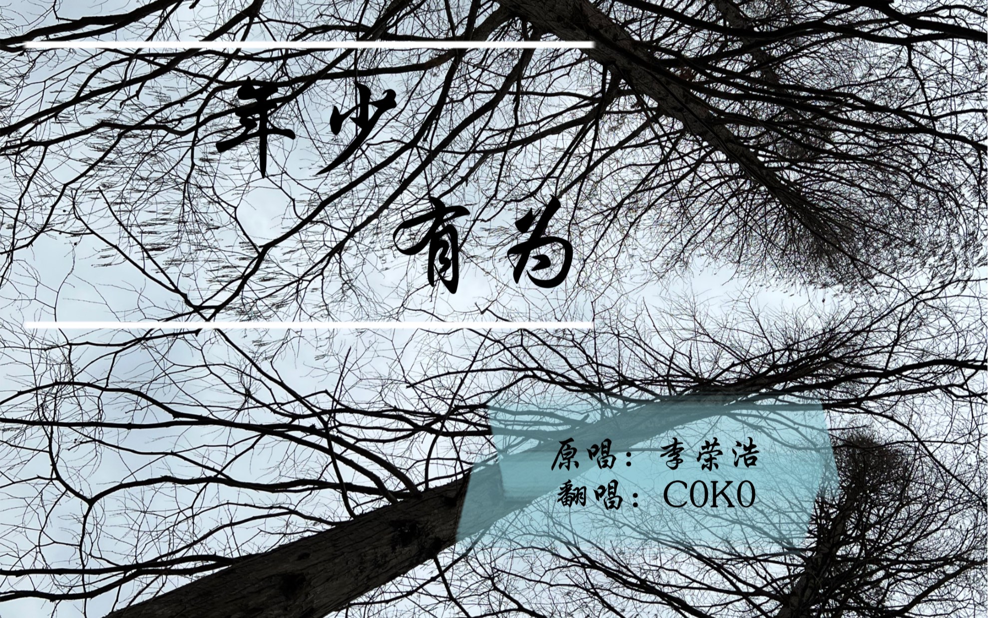 在学校的时候翻唱的《年少有为》 最近疫情防控没有办法去KTV拍视频...