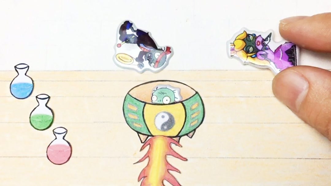 创意定格动画:自己制作的手工小玩意!