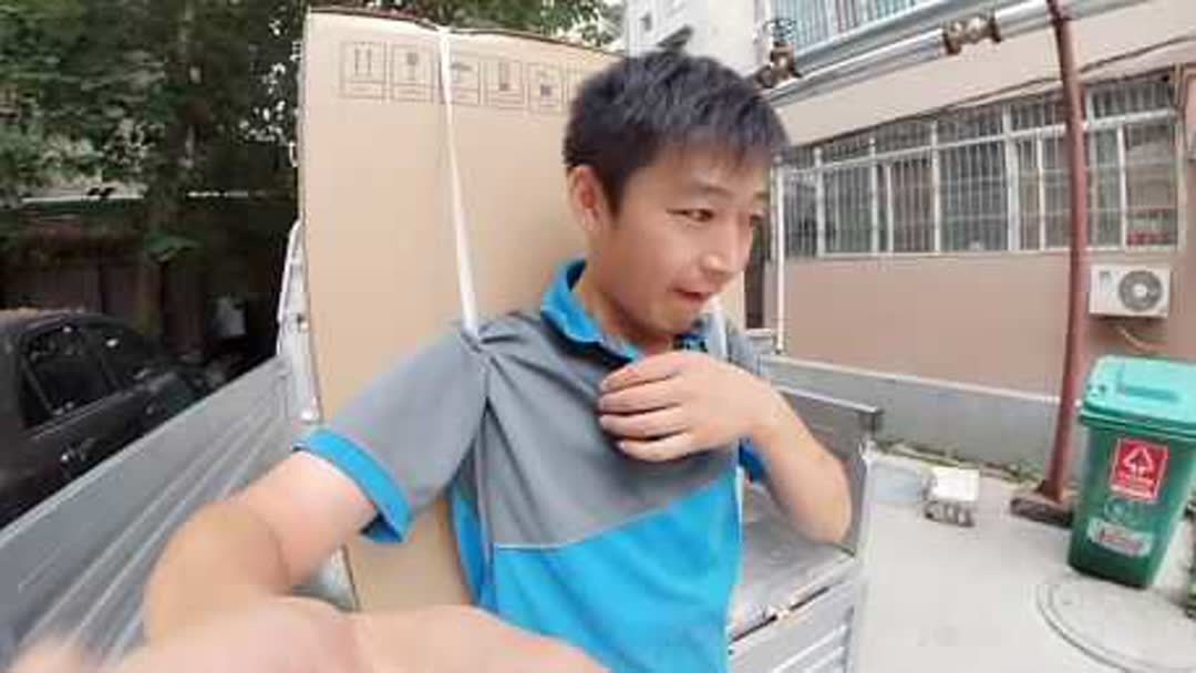 850的全自动洗衣机,功能还不少,背着直接上4楼