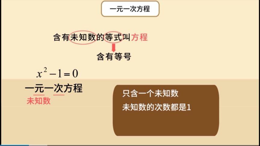 八分钟快速掌握一元一次方程