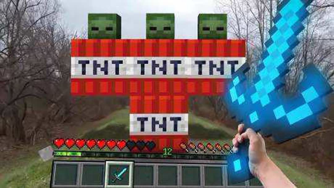 真人版我的世界:狗蛋现实世界生存冒险,甚至打不过苦力怕