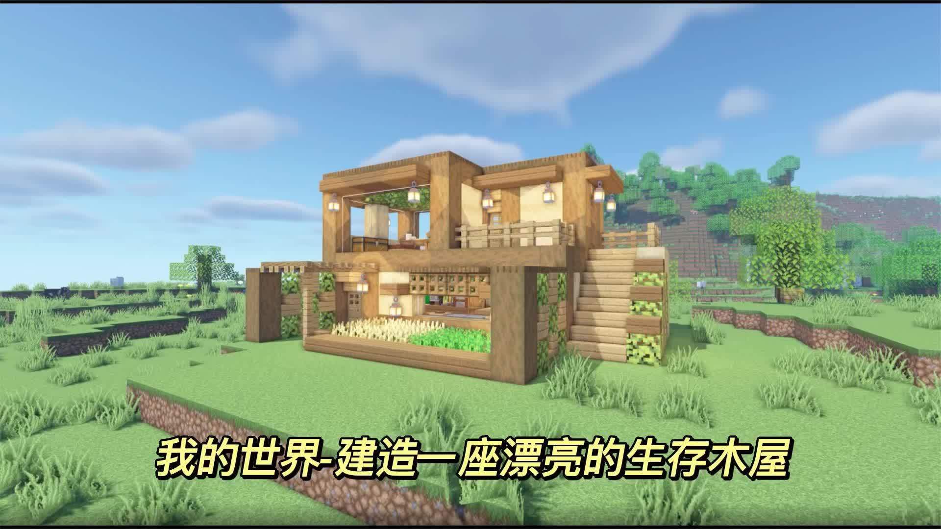 我的世界建造一座漂亮的生存木屋