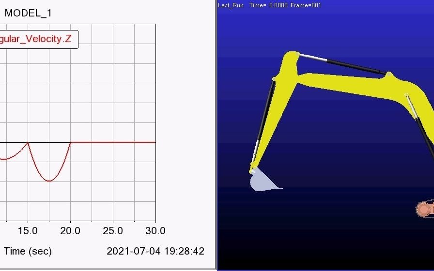 Adams2020 挖掘机建模仿真分析